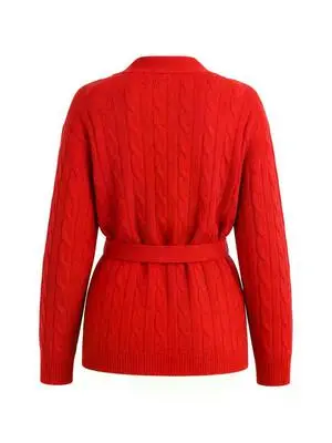 NILI LOTAN Tirza Cable-knit Cardigan