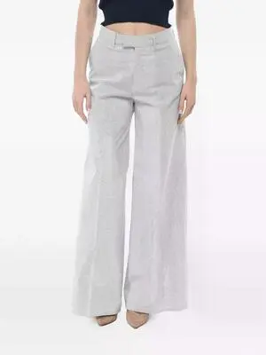 BERWICH Nina Striped Wide-leg Trousers