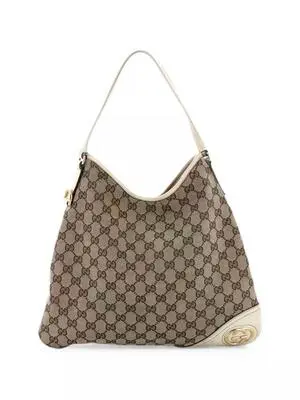 Gucci Gg Canvas Medium Hobo Bag