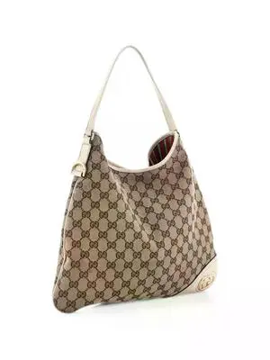 Gucci Gg Canvas Medium Hobo Bag