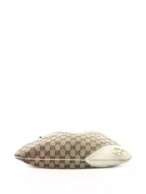 Gucci Gg Canvas Medium Hobo Bag