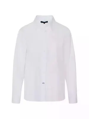 PATRICK ASSARAF Long-sleeve Cotton Shirt - White