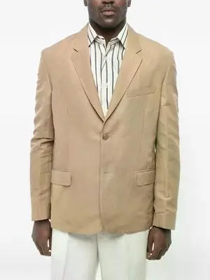 Givenchy Single-breasted Flap-pocket Blazer - Neutrals