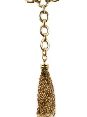 Chloé Tassel-pendant Cable-link Necklace