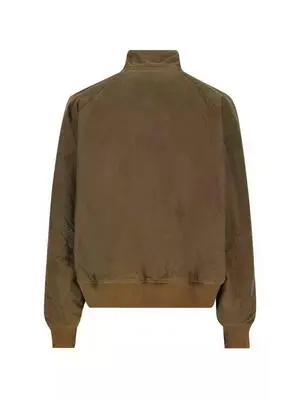 Barbour Corduroy Collar Zip-up Bomber Jacket