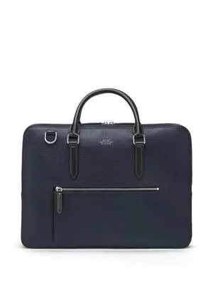 Smythson Zip-front Briefcase