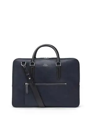 Smythson Zip-front Briefcase