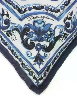 DOLCE & GABBANA CASA Maiolica-print Outdoor Cushion