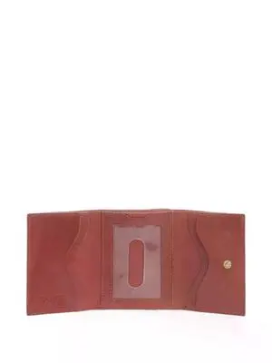 Il Bisonte Logo-embossed Leather Wallet