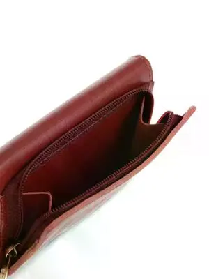 Il Bisonte Logo-embossed Leather Wallet