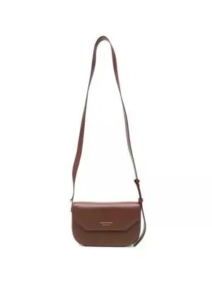 Emporio Armani Leather Tote Bag - Brown