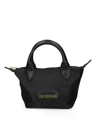 Moschino Logo-plaque Tote Bag - Black