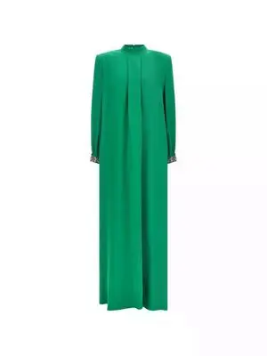 Valentino Garavani Crystal-embellished Maxi Dress - Green