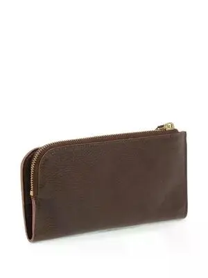 Il Bisonte Hammered Leather Wallet - Brown