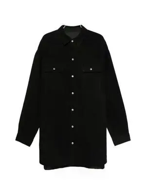 Rick Owens Long-sleeves Coat - Black