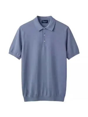 DRUMOHR Short-sleeve Polo Shirt - Blue