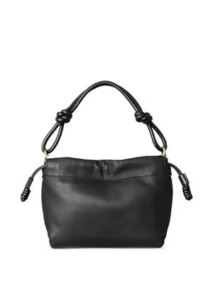 LANCASTER Knotted-handle Drawstring Shoulder Bag