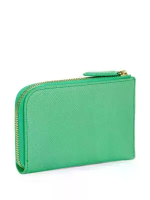 Smythson Leather Wallet - Green