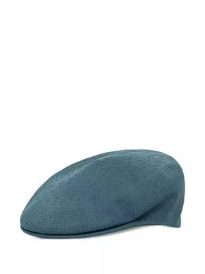 KANGOL Tropic 504 Logo Embroidered Flat Cap - Blue