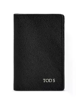 TOD'S Logo-plaque Wallet - Black