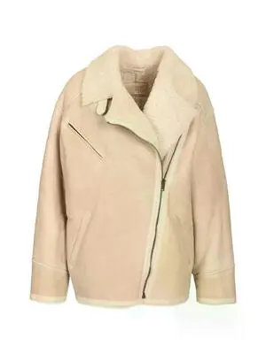 Isabel Marant Étoile Adelina Shearling Jacket - Neutrals