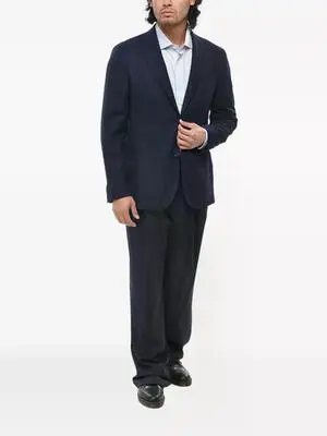 Corneliani Single-breasted Blazer - Blue