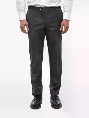 Corneliani Pinstripe-pattern Trousers - Grey