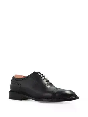 Kiton Brogue Detail Lace-up Oxford Shoes