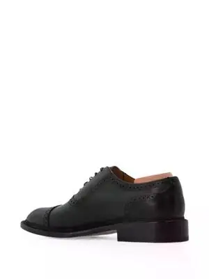 Kiton Brogue Detail Lace-up Oxford Shoes