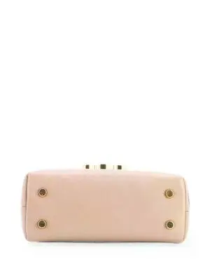 Celine Nino Top Handle Bag Leather Satchel - Neutrals