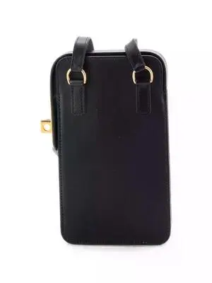 Hermès Hac A Box Phone Case Tadelakt Crossbody Bag - Black