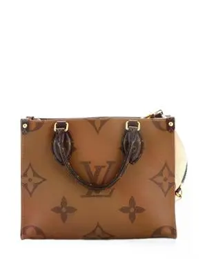 LOUIS VUITTON Onthego Tote Reverse Monogram Giant Pm Shoulder Bag