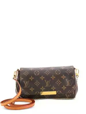 LOUIS VUITTON Monogram Canvas Pm Clutch Bag - Brown