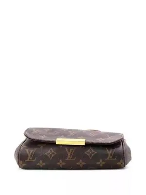 LOUIS VUITTON Monogram Canvas Pm Clutch Bag - Brown