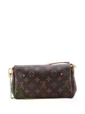 LOUIS VUITTON Monogram Canvas Pm Clutch Bag - Brown