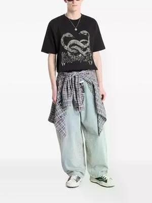 WASTED Snake-print T-shirt