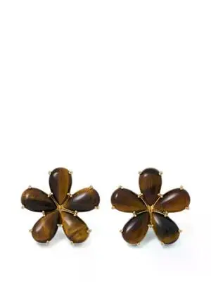 ROXANNE ASSOULIN The Stone Flower Earrings - Gold