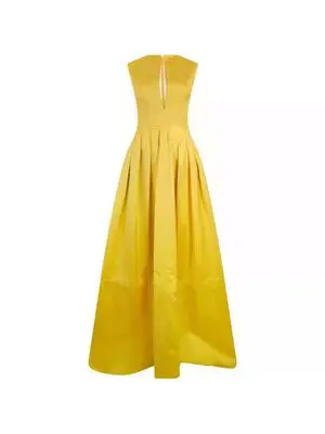 Philosophy Di Lorenzo Serafini Sleeveless Flared Maxi Dress - Yellow