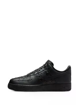 Nike Air Force 1 Low Lv8 Star-embossed Sneakers - Black