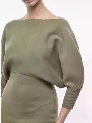 SUPER BLOND Batwing-sleeve Mini Dress