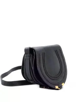 Chloé Marcie Leather Mini Crossbody Bag - Black