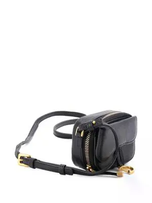 Dior Saddle Shoulder Strap Pouch Goatskin Mini