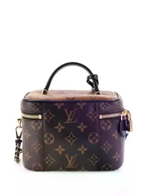 LOUIS VUITTON Vanity Handbag Reverse Monogram Canvas Pm Satchel