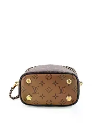 LOUIS VUITTON Vanity Handbag Reverse Monogram Canvas Pm Satchel
