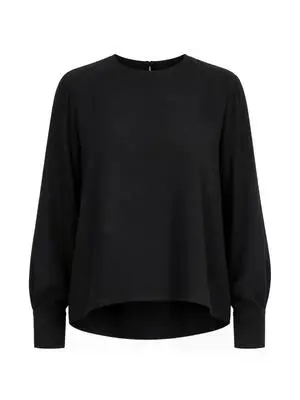Dusan High-low-hem Blouse - Black