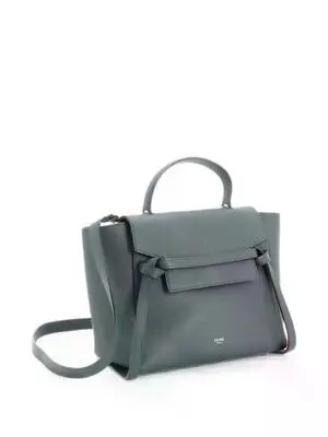Celine Belt Bag Textured Leather Micro Satchel