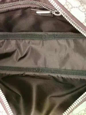 Gucci Gg Coated Canvas Messenger Bag