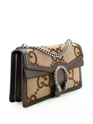Gucci Dionysus Bag Jumbo Gg Canvas Small Shoulder Bag