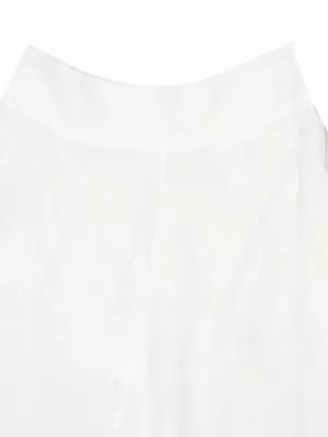 120% Lino Midi Skirt - White