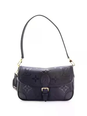 LOUIS VUITTON Diane Nm Handbag Monogram Empreinte Giant Shoulder Bag - Black